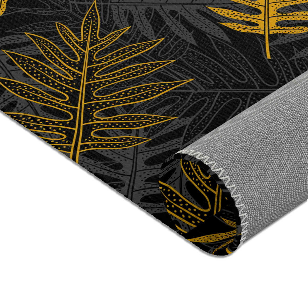 Laua’e Area Rug (Yellow) – Palena ‘Ole Hawaii